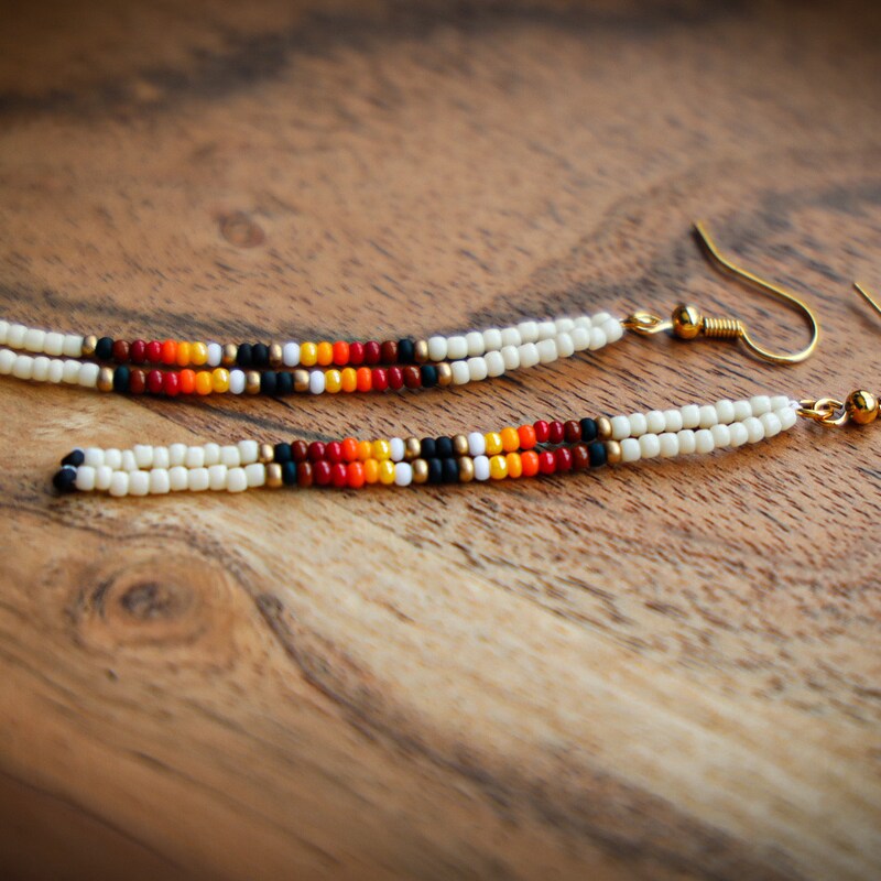 Seed Bead Earrings - Etsy