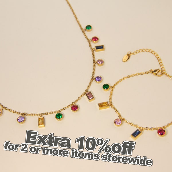 Rainbow Jewelry - Etsy