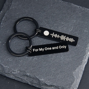 Spotify Music Engraved Keychain| Meaningful Special Keychain ...