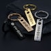 Spotify Music Engraved Keychain Meaningful Special Keychain ...