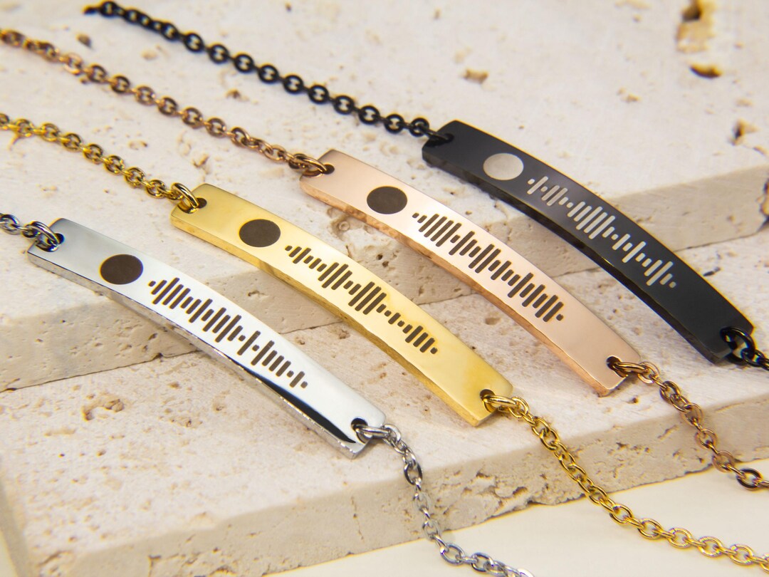 Spotify Music Engraved Bracelet | Medical Alert Bracelet | Personalized ...