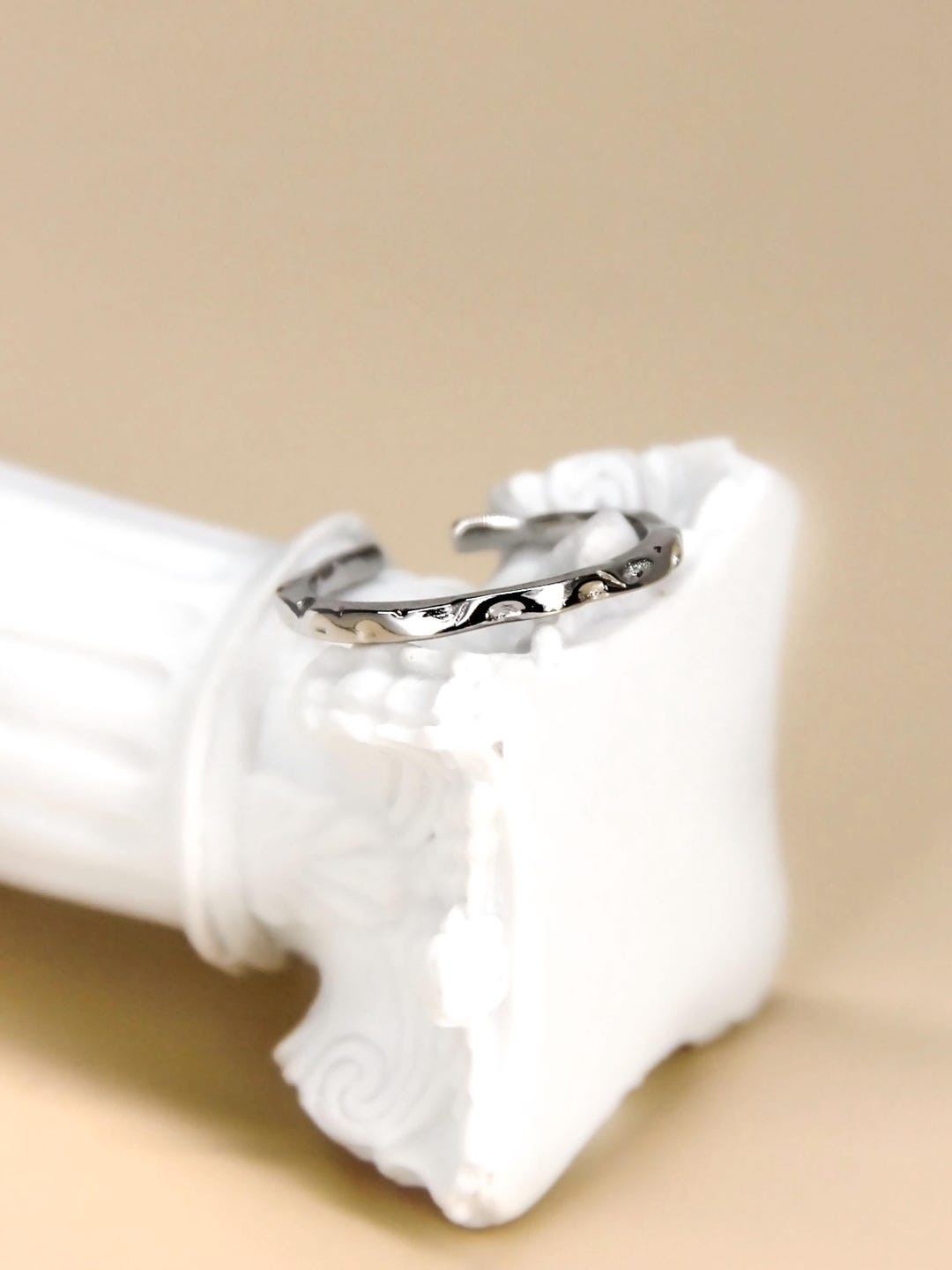 Uneven Open Band Ring | Stacking Ring | Everyday Minimalist Ring ...