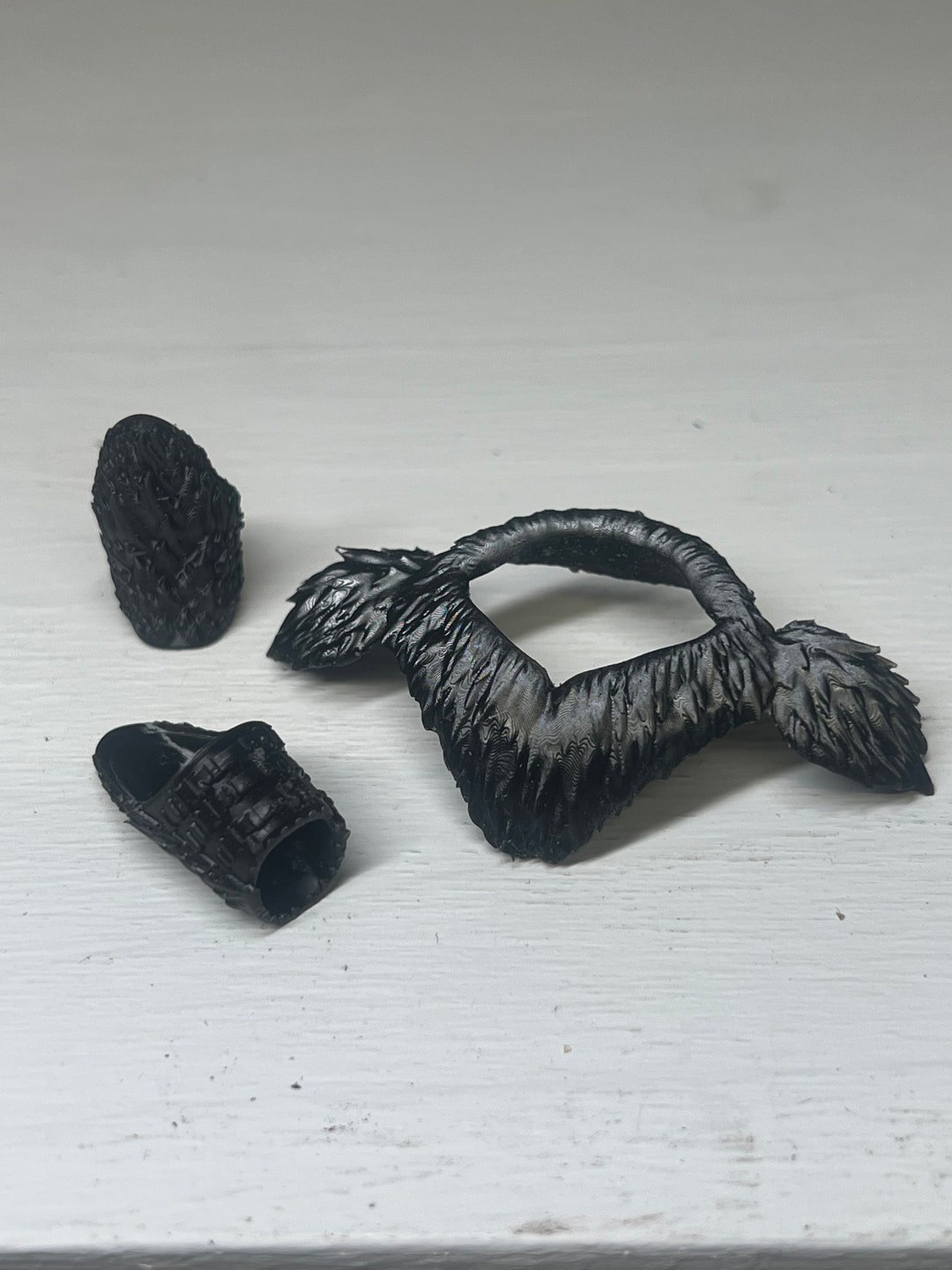 Snow Serpent Fur Collar and Wrist Guards Custom Fan Art Full - Etsy