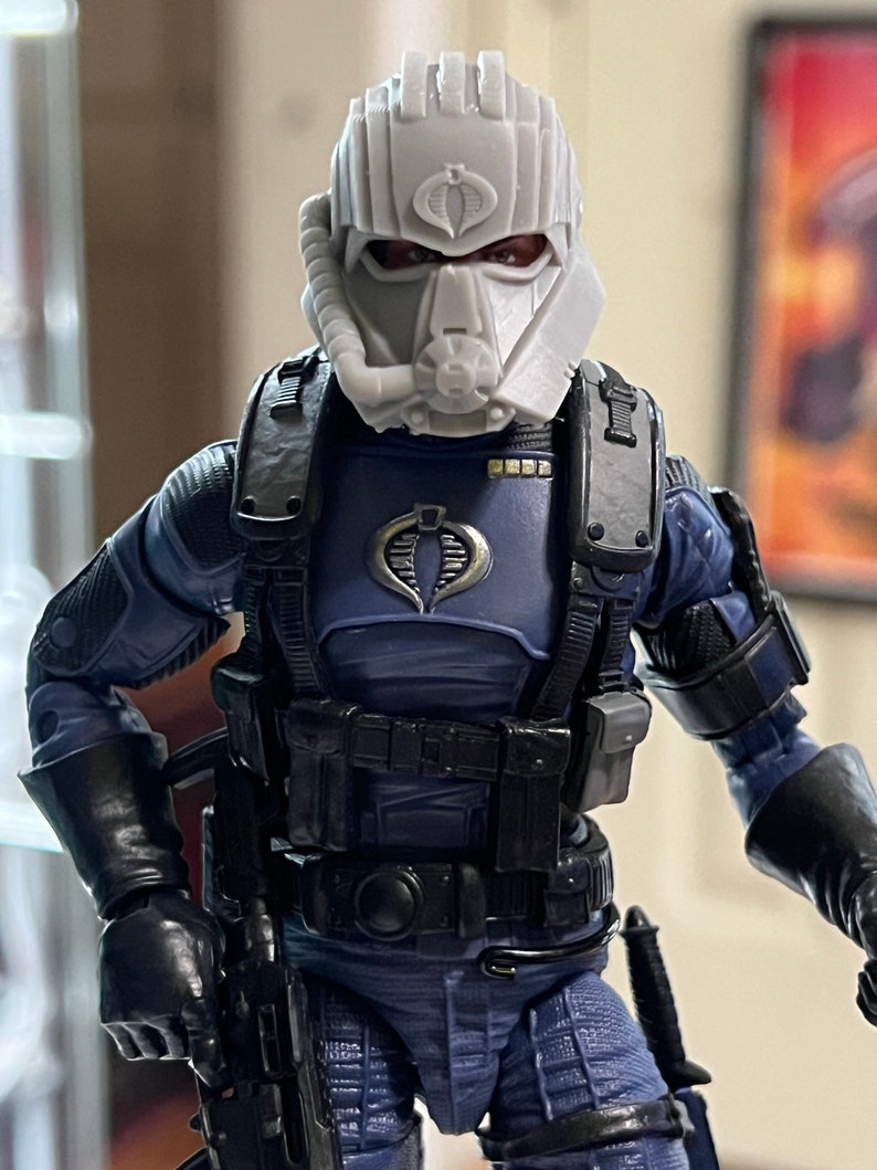 Armored Cobra Commander Kit Inspired by GI Joe Custom 1/12 3D Printed ...