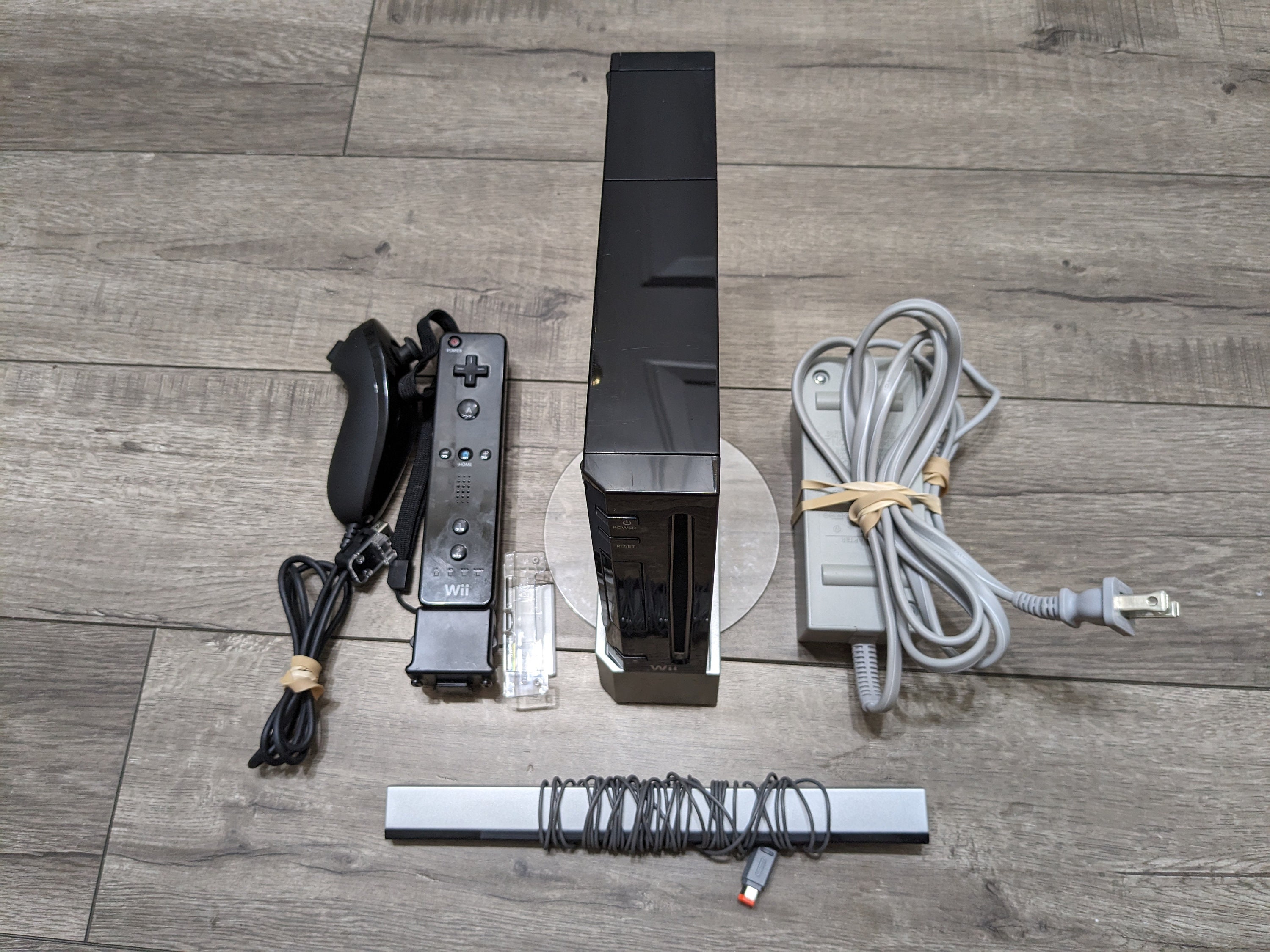 Wii HDMI Wiihdmi Black Console Bundle Wiidual Gamecube RVL-001 Game ...