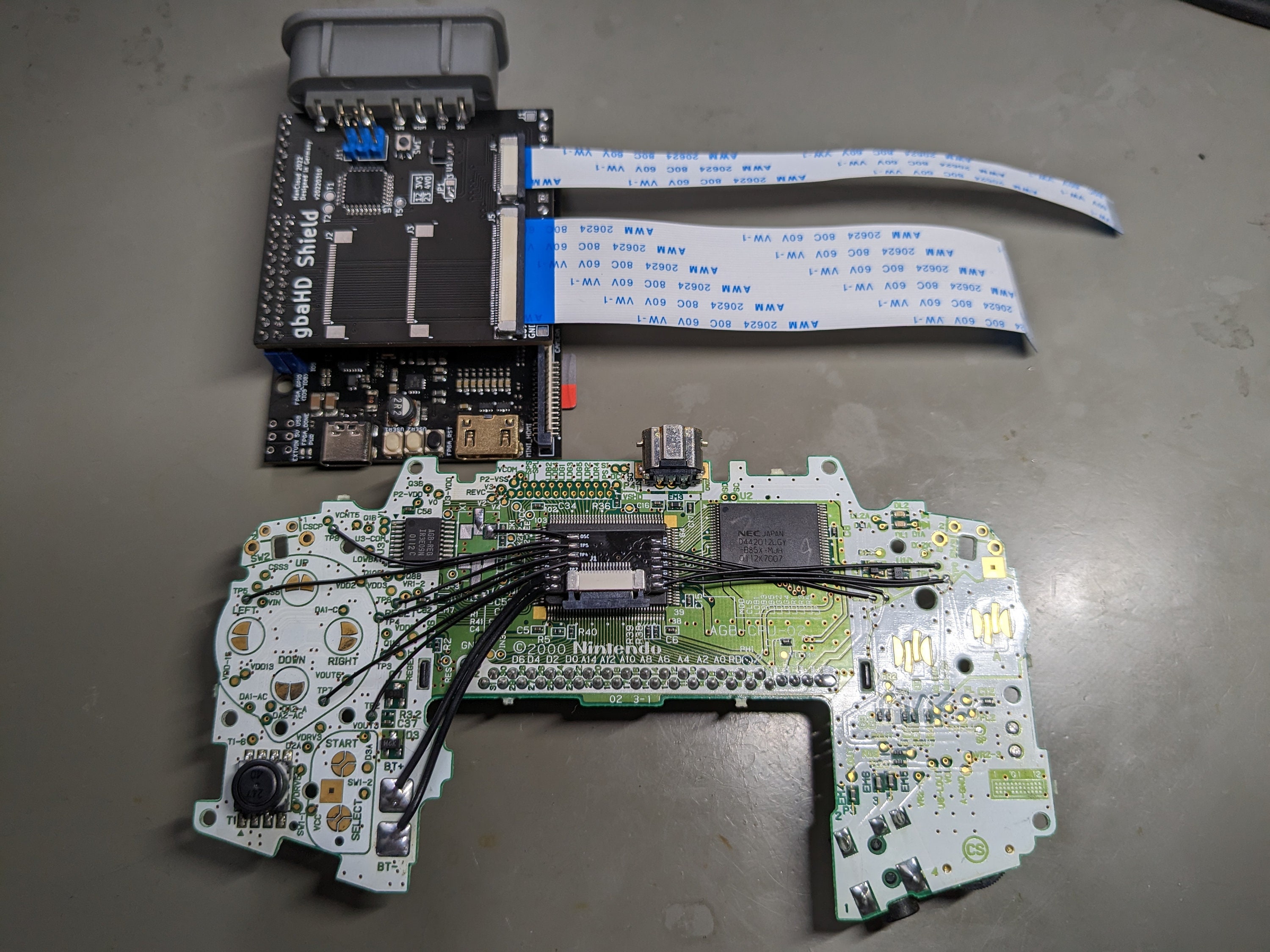 GBA Consolizer Game Boy Gbahd Advance HDMI Gameboy HD Mod 1080p - Etsy