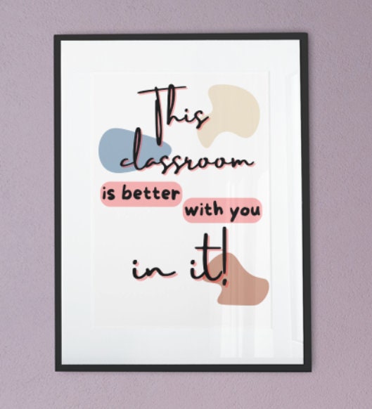 Classroom Posters, Digital Classroom Prints, Printable Posters ...