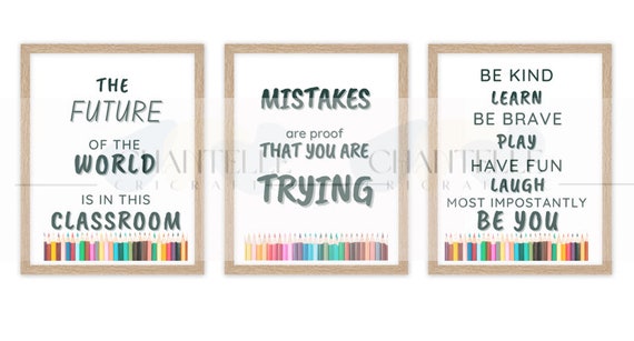 Classroom Posters Digital Classroom Prints Printable - Etsy