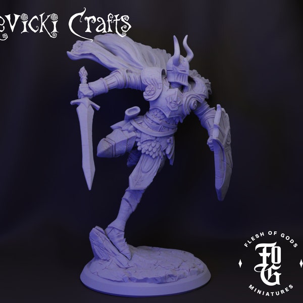 Human Male Paladin With Sword - Etsy