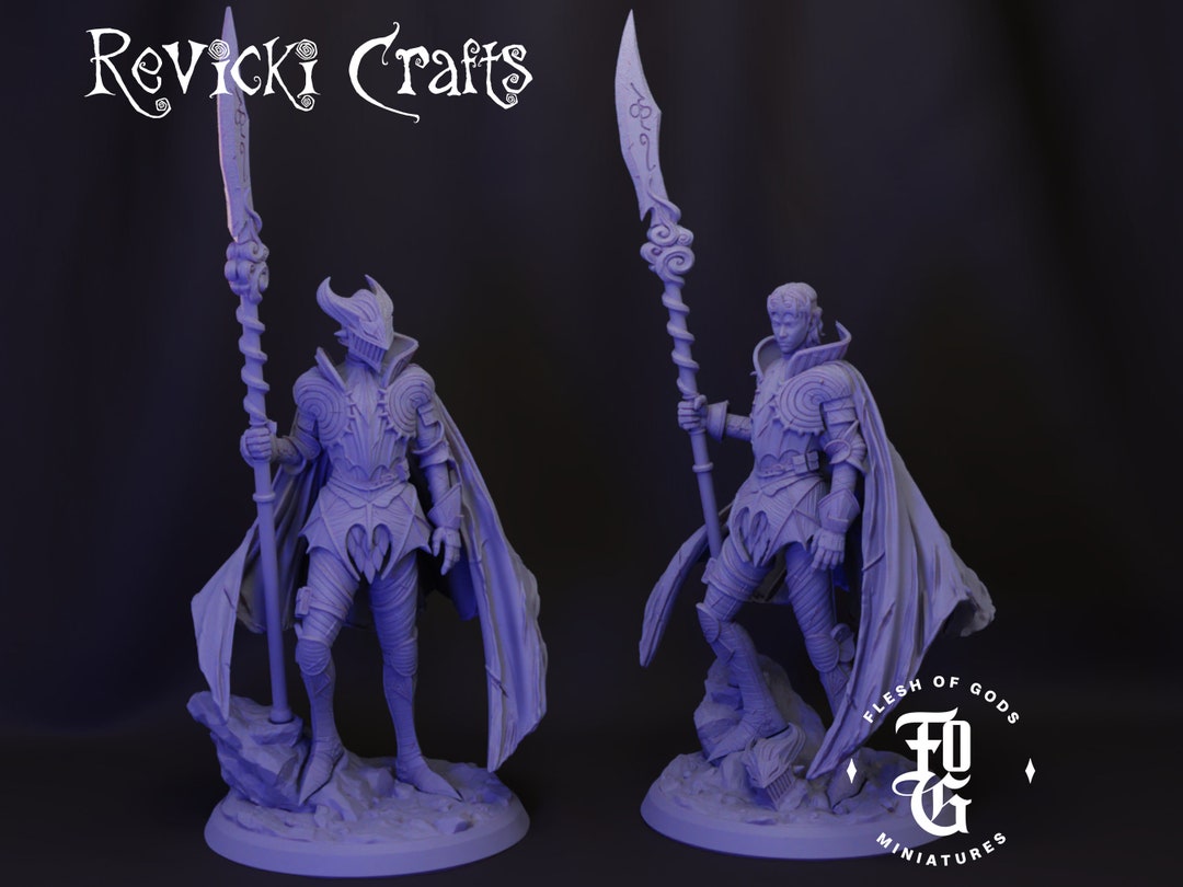 Crimson Dragon Knight Polearm Fighter Halberd Warrior Paladin Draconic ...