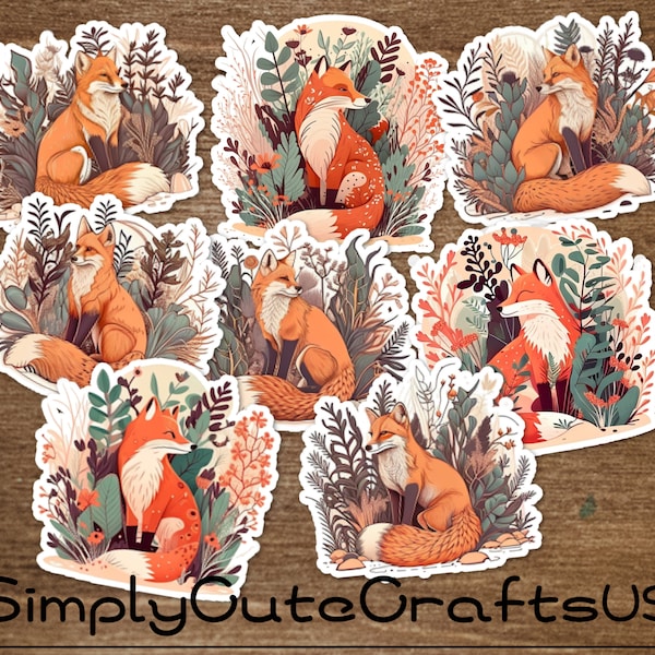 Fox Die Cut - Etsy