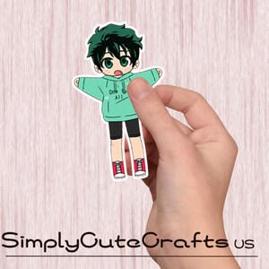 Anime Stickers Cute Class 1-A Anime Laptop Vinyl Stickers Notebook ...