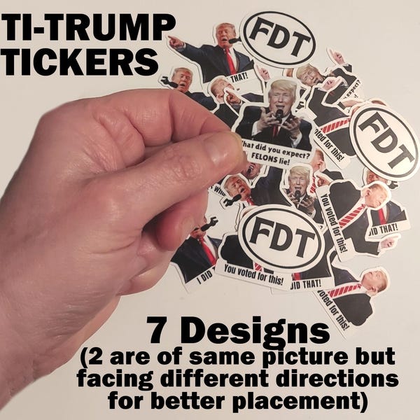 Trump Stickers I Did That - Etsy