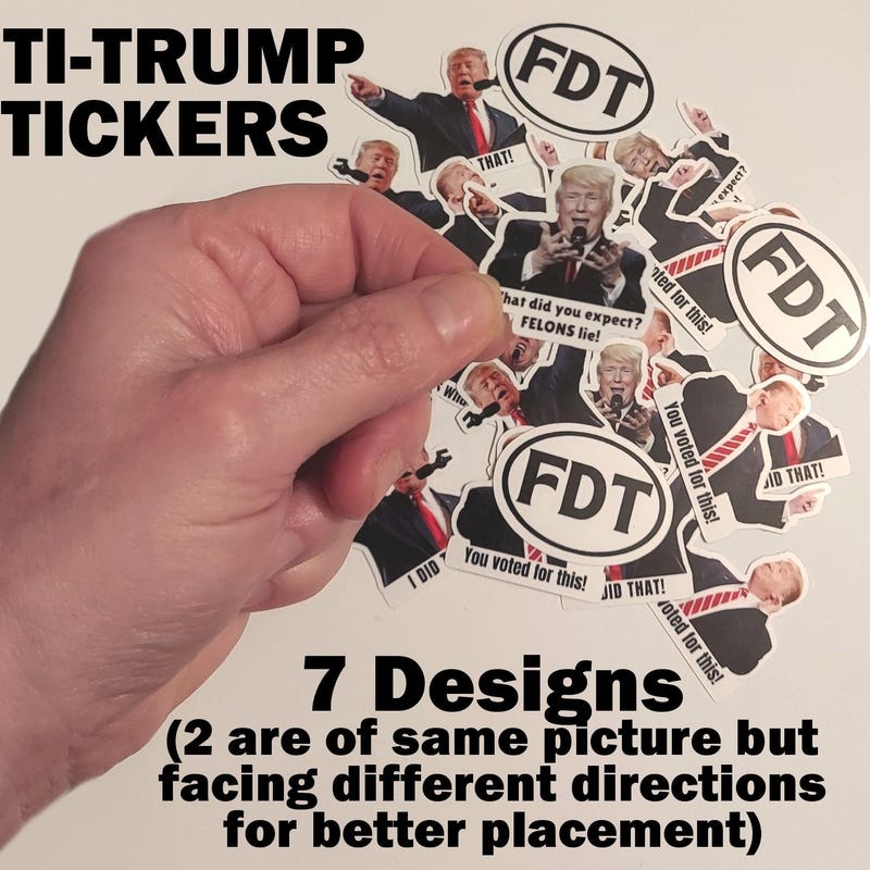 Trump Stickers I Did That - Etsy