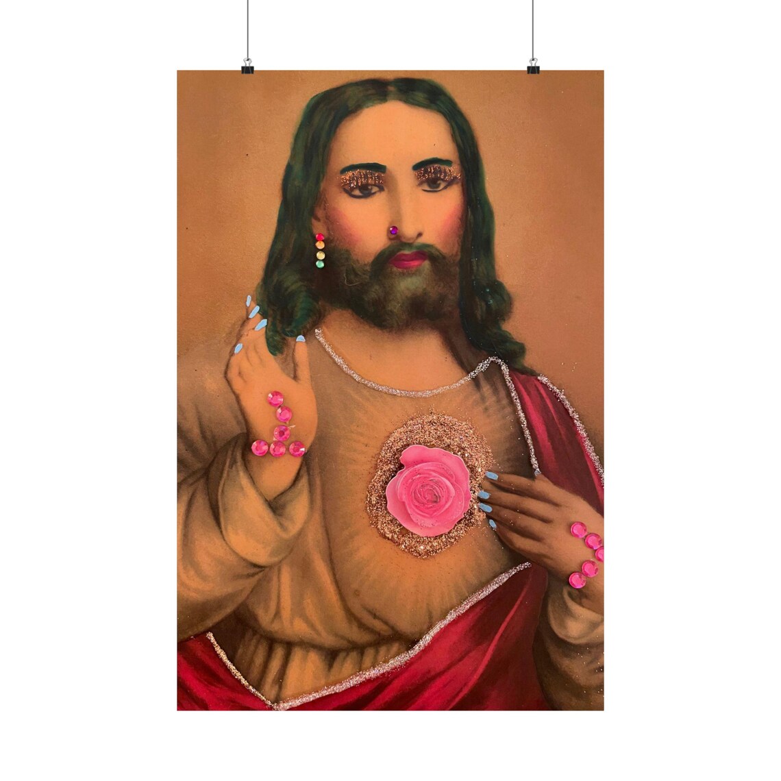 Green Hair Shesus Matte Vertical Poster Print - Etsy