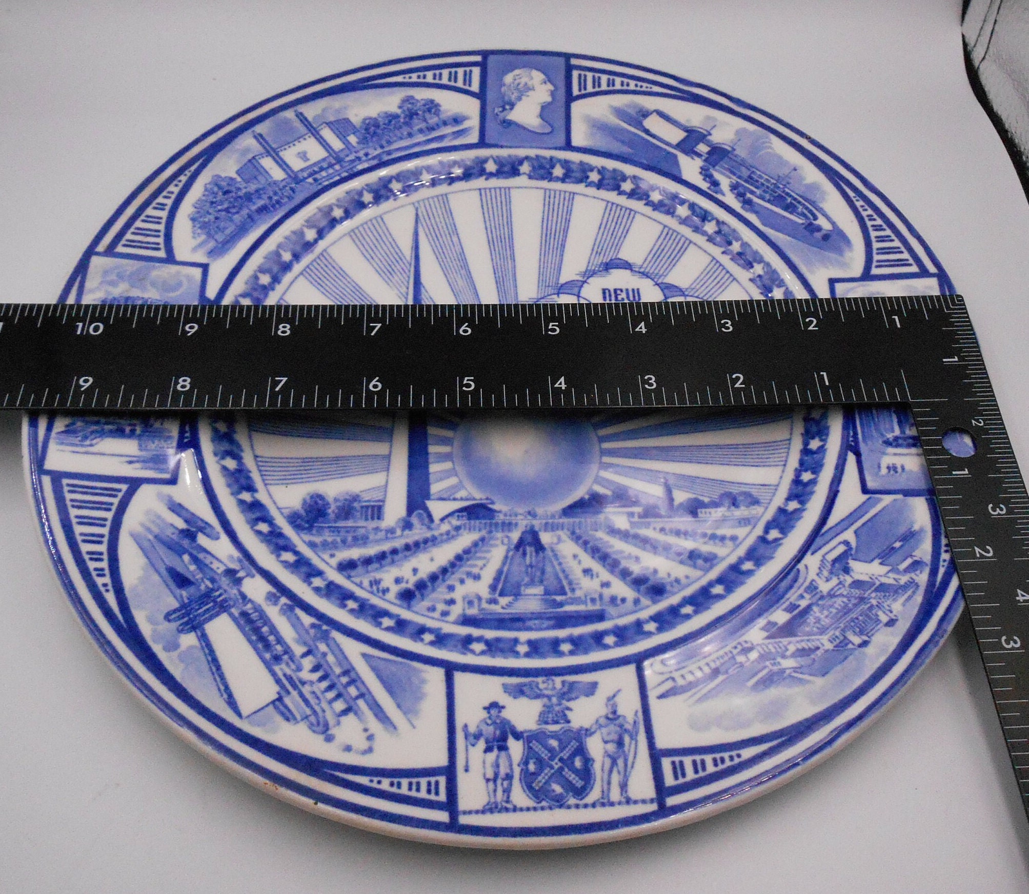 J & G Meakin New York Worlds Fair Commemorative Pottery Collector Plate ...