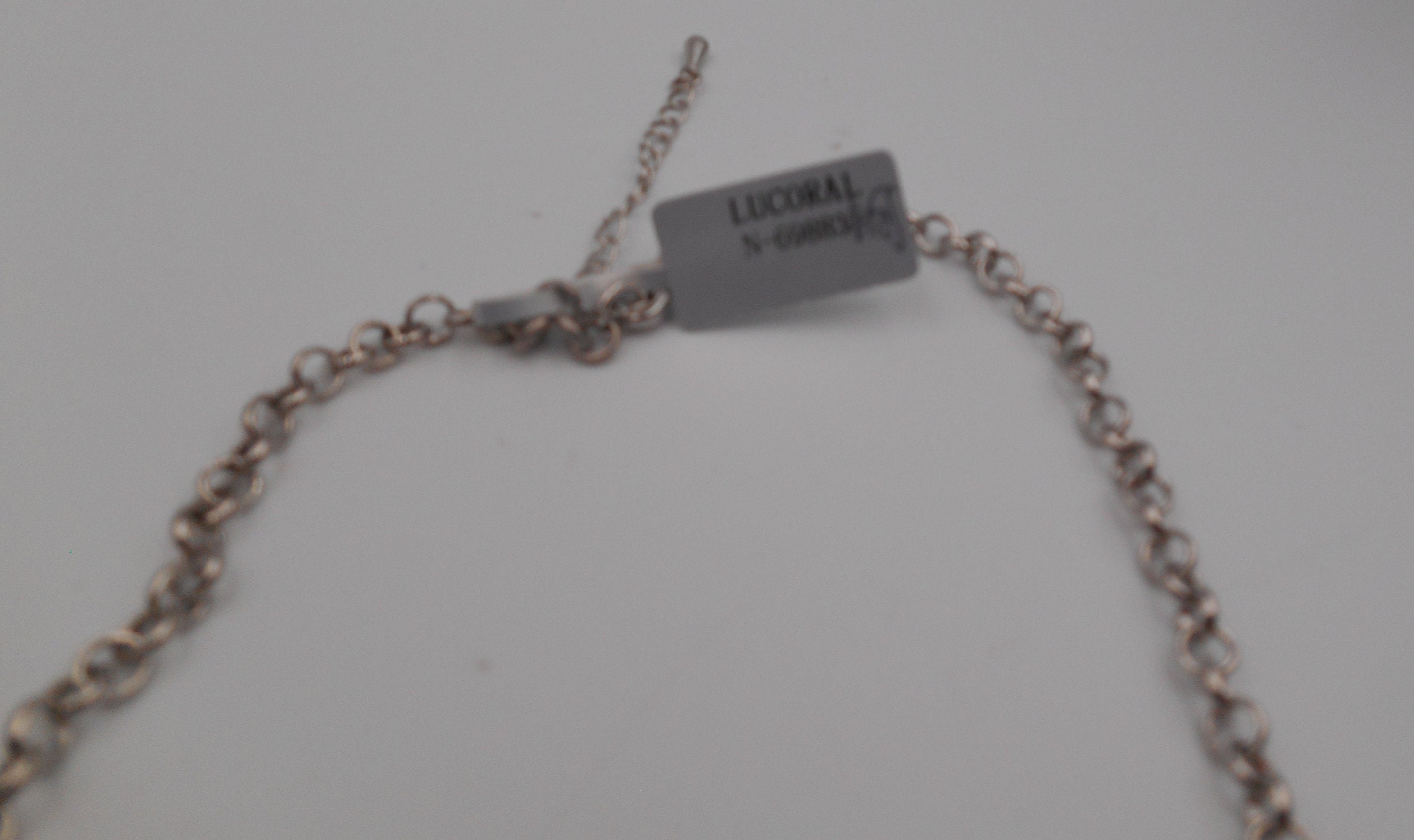 Old Stock LUCORAL LABRADORITE JASPER Graduated Fan Necklace Jewelry in ...