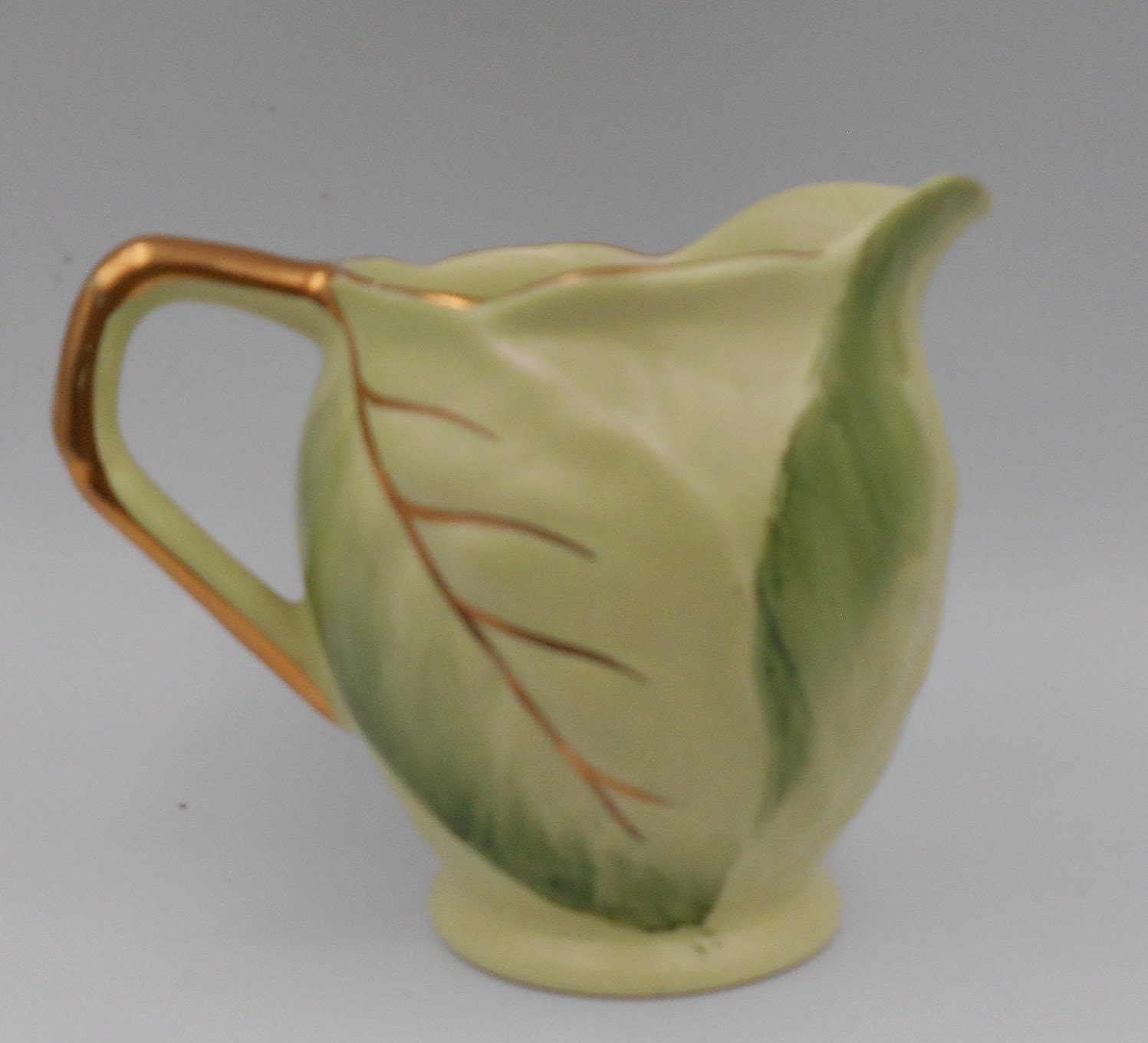 Vintage 1940's Royal Winton Grimwades Creamer Embossed Leafy Cabbage ...