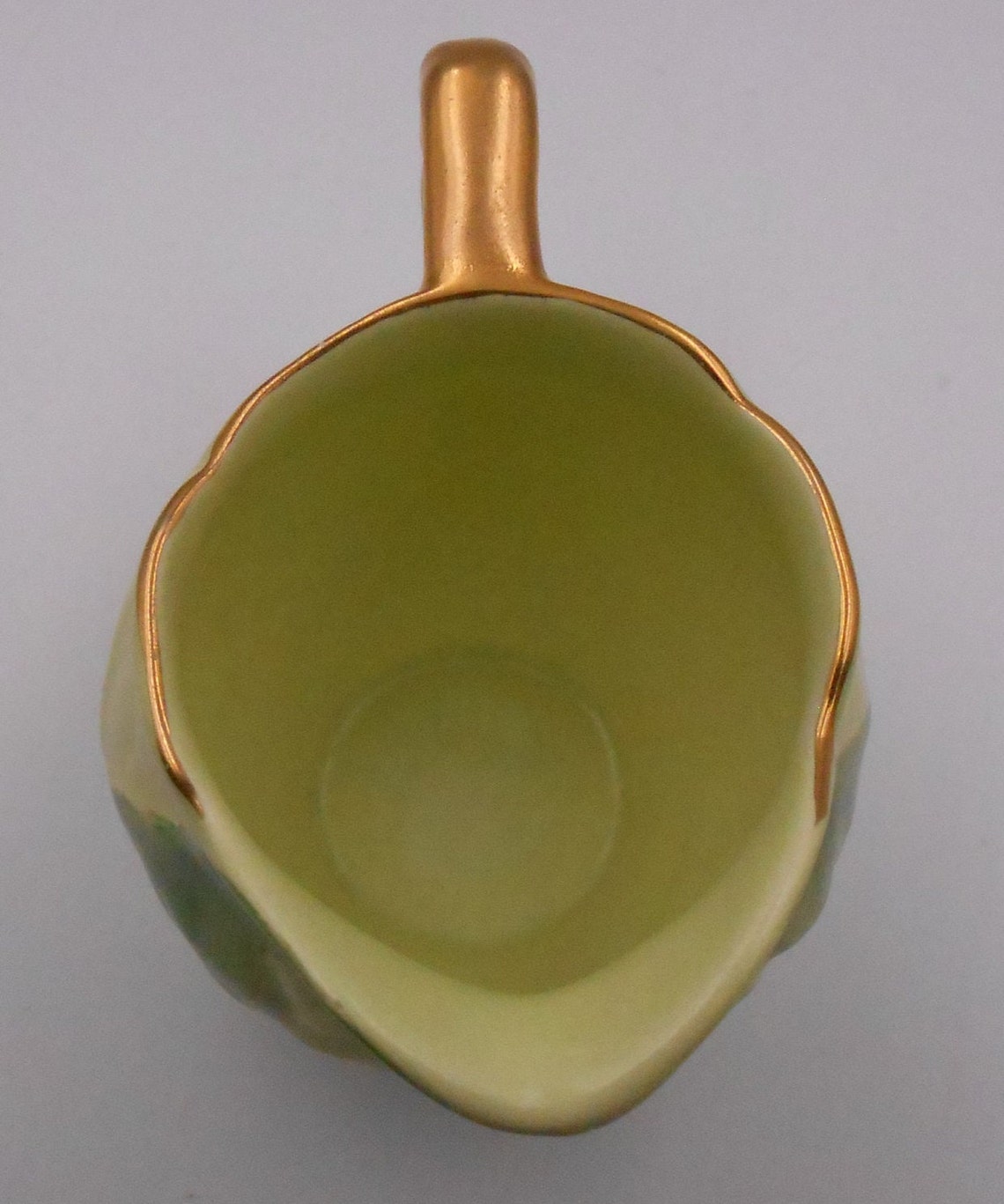 Vintage 1940's Royal Winton Grimwades Creamer Embossed Leafy Cabbage ...