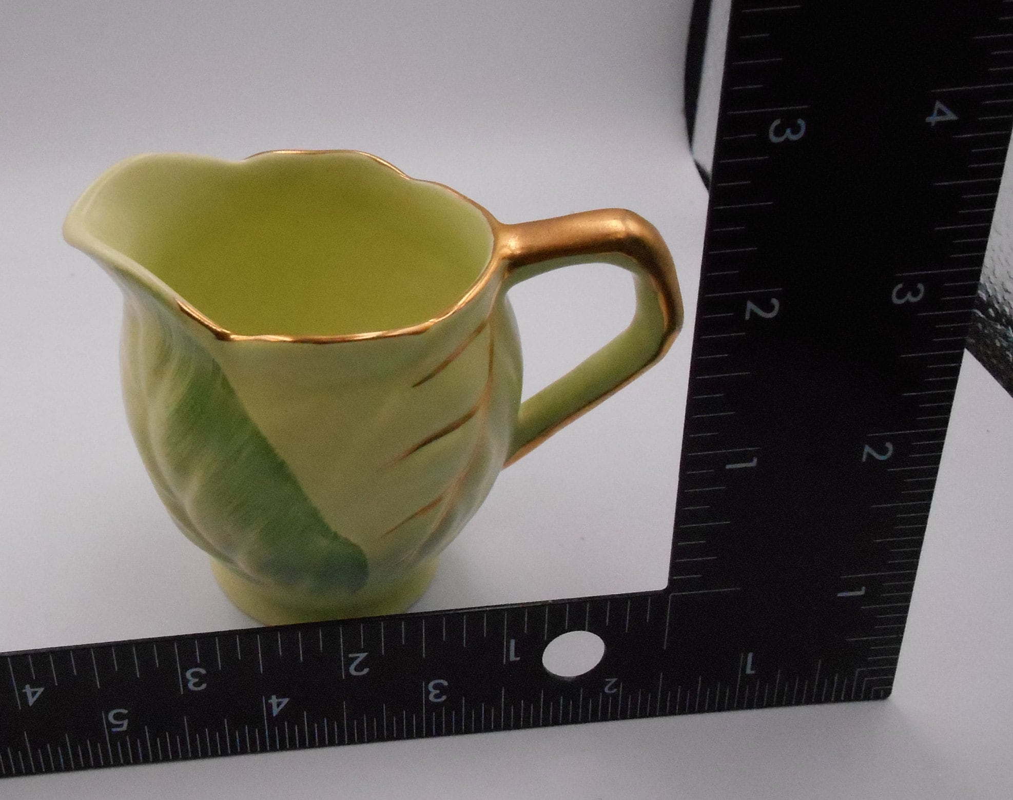 Vintage 1940's Royal Winton Grimwades Creamer Embossed Leafy Cabbage ...