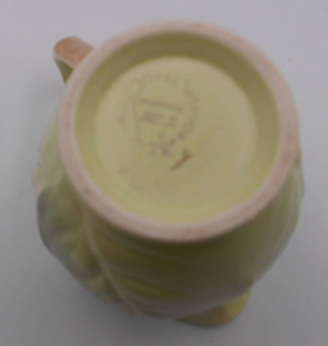 Vintage 1940's Royal Winton Grimwades Creamer Embossed Leafy Cabbage ...
