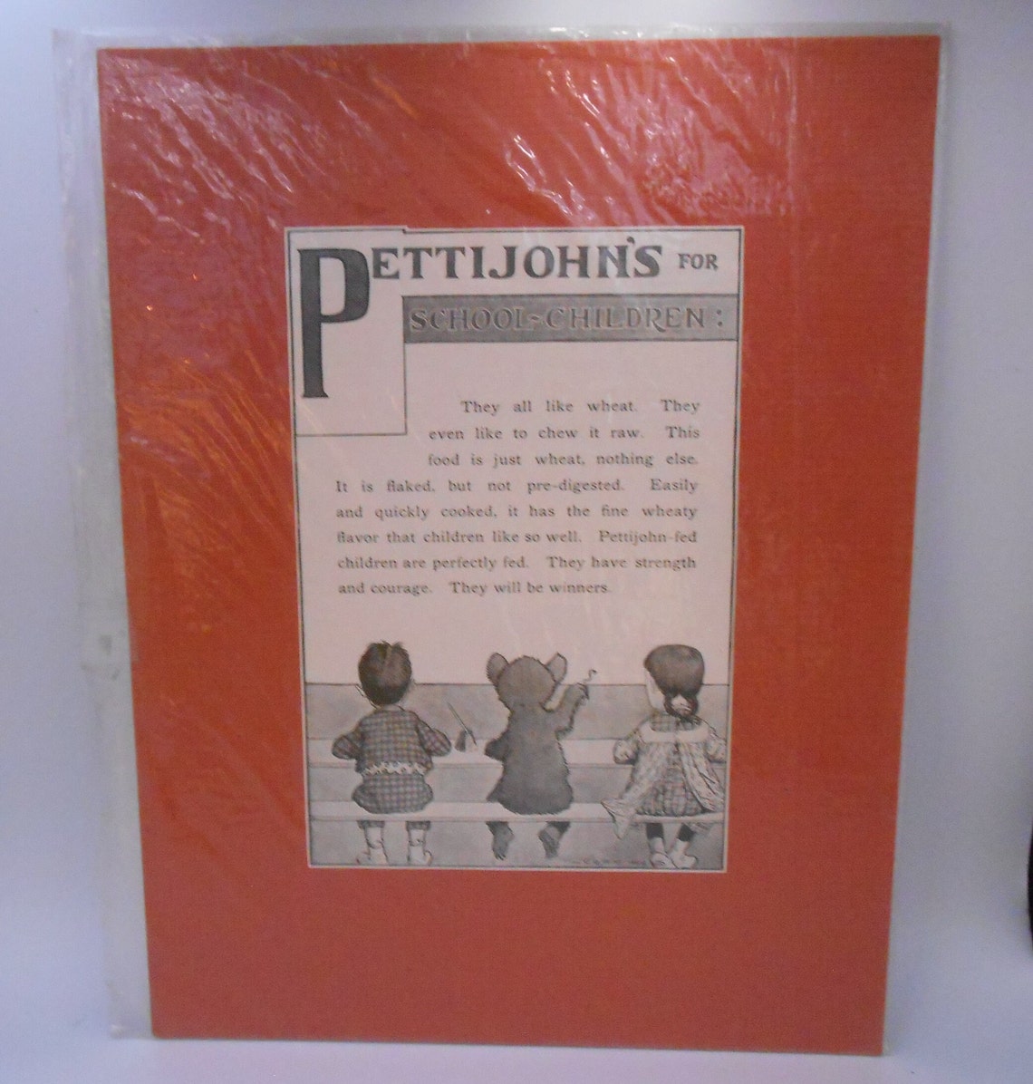 Antique PETTIJOHN'S Flaked Breakfast Food Black and White - Etsy