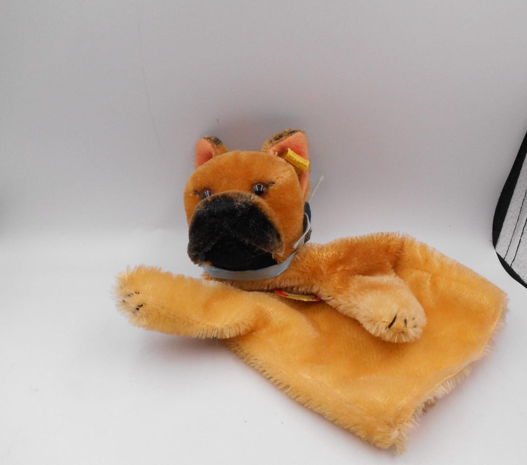 STEIFF BOXER DOG Hand Puppet Rare Vintage Circa 1950-1960's German ...