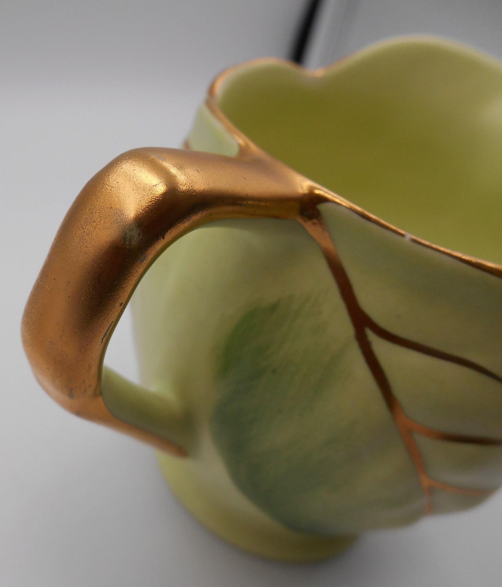 Vintage 1940's Royal Winton Grimwades Creamer Embossed Leafy Cabbage ...