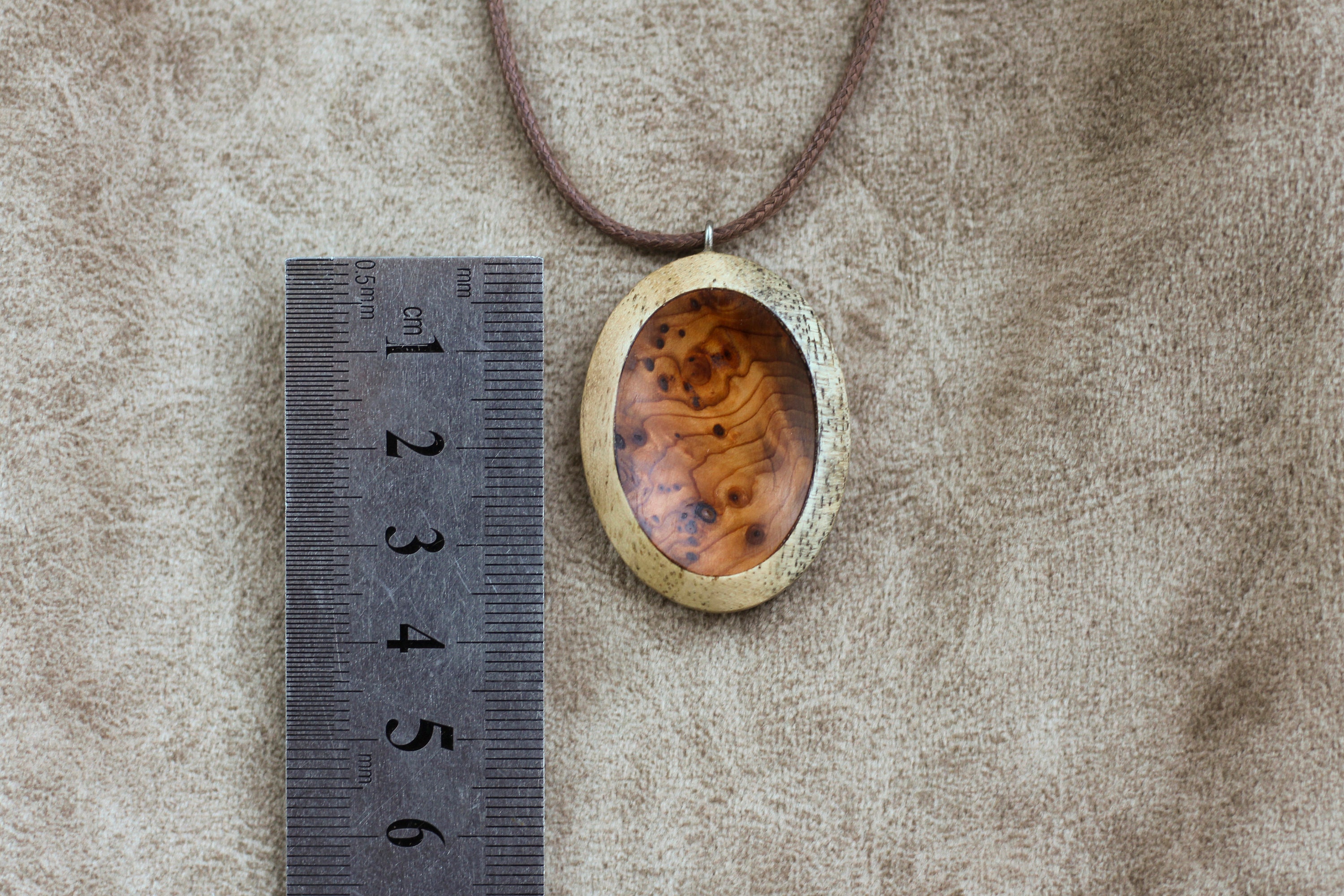 Wooden Inlay Necklace Handmade Inlay Pendant Necklace Carving Wood ...