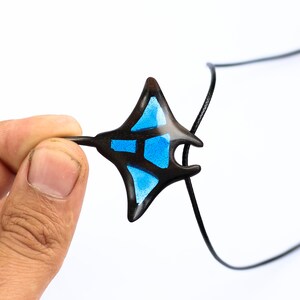 Special Wooden Resin Manta Ray Handmade Mantaray Handcarved Pendant ...