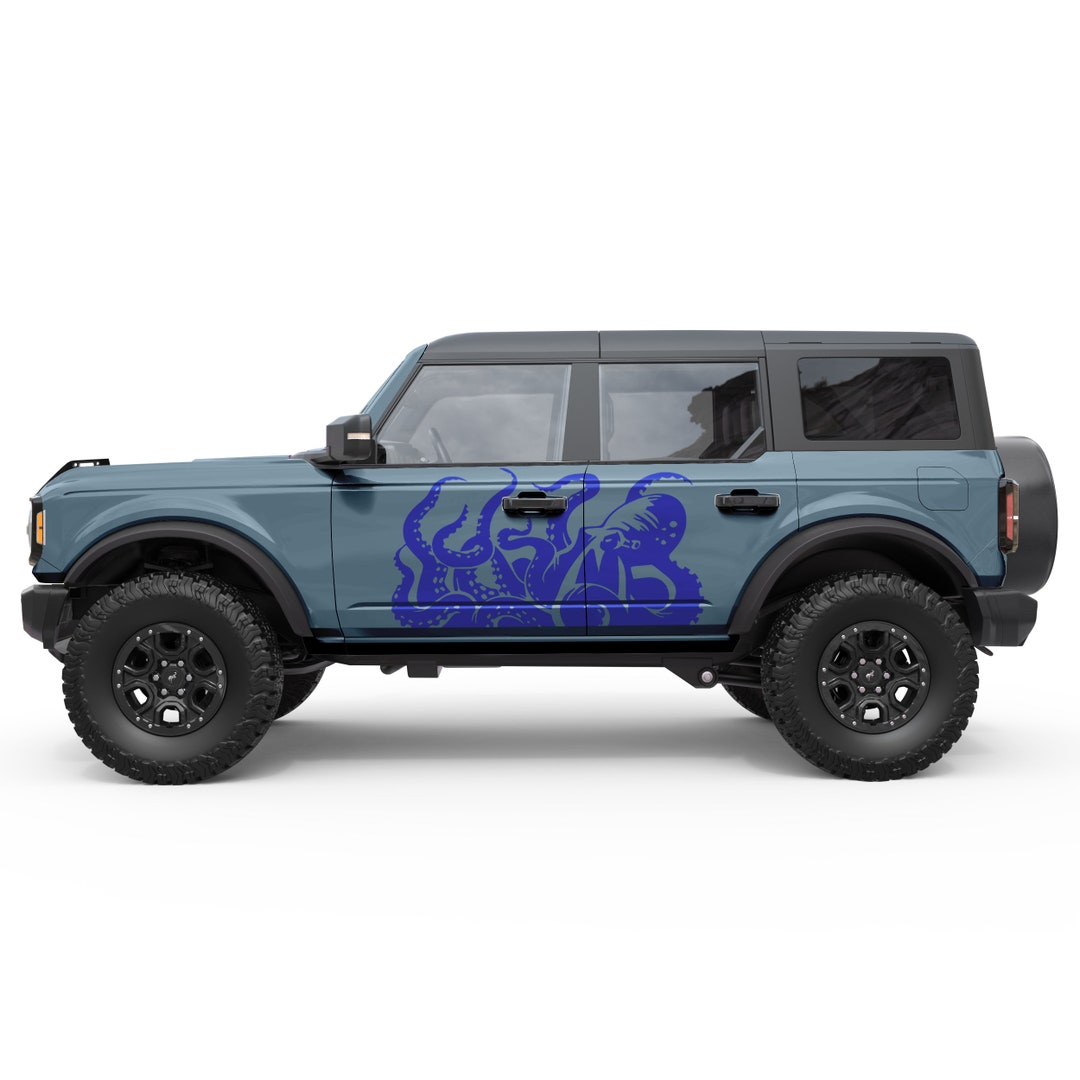 Fits Ford Bronco Decal 2021. Kraken Door Decals. off Road Decal. Best ...