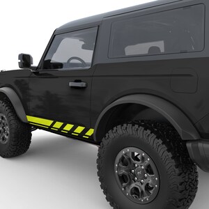 Fits Bronco Decals 2021+. Lower Rocker Panel Stripe Bronco Accessories ...