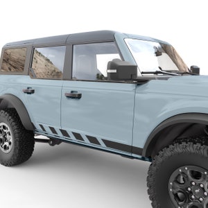 Fits Bronco Decals 2021+. Lower Rocker Panel Stripe Bronco Accessories ...