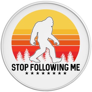 Stop Following Me Sasquatch Spare Tire Cover-fits Jeep Wrangler, Ford ...