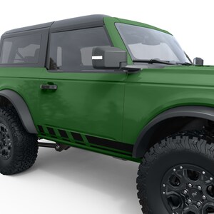Fits Bronco Decals 2021+. Lower Rocker Panel Stripe Bronco Accessories ...