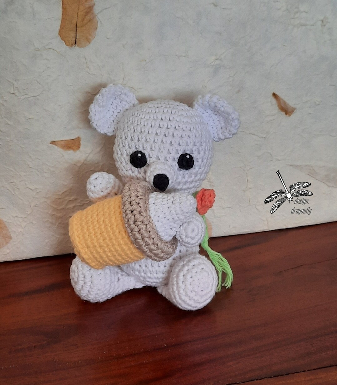 Cute Little White Teddy Bear With Baby Bottle - Etsy