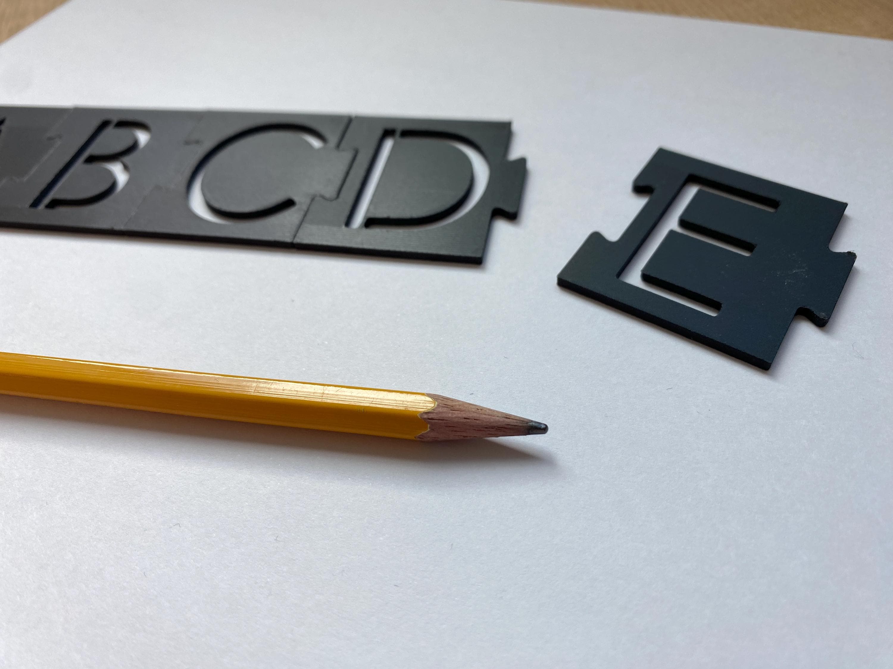 Modular Letter Stencils - Customizable Spelling, Reusable Stencils ...