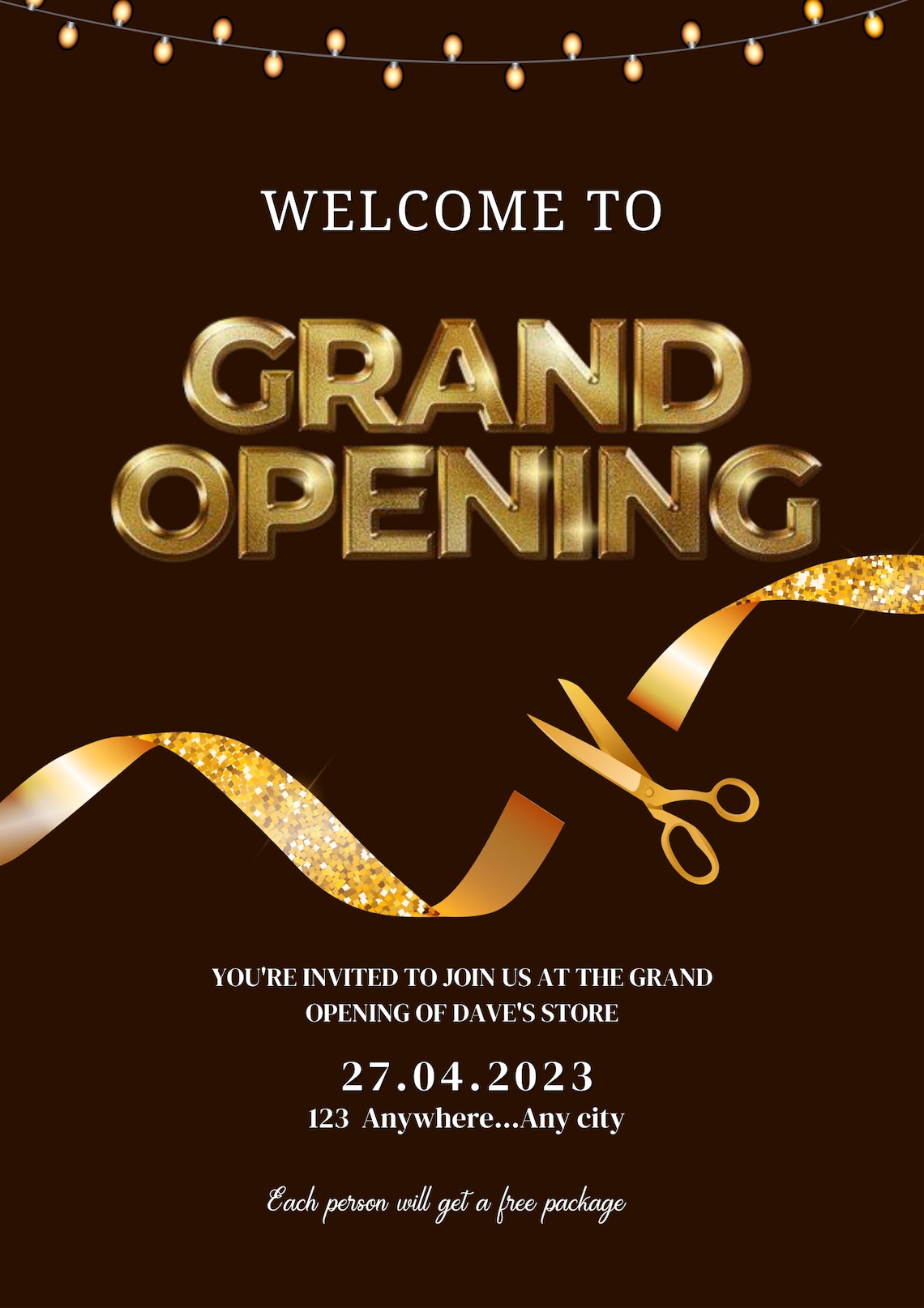 Canva Editable Template|canva Flyer|canva E-flyer|canva Template|grand ...