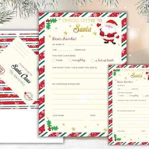 Letter From Santa Bundle, Official Christmas Letter, Father Christmas ...