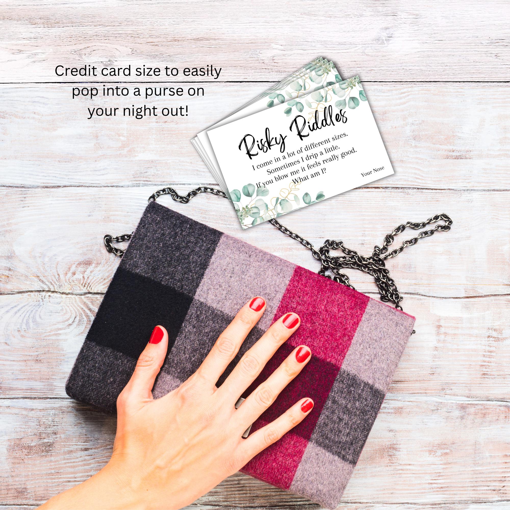 Risky Riddles Hen Party Game | Cheeky Bridal Shower Activity | Fun ...