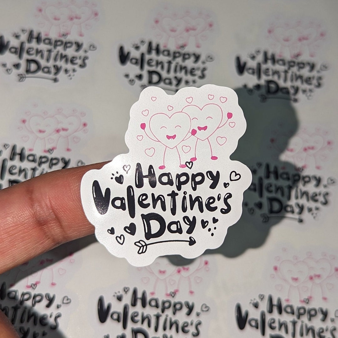 Valentine's Day Stickers Hearts, San Valentin Sticker, Love Cute Labels ...