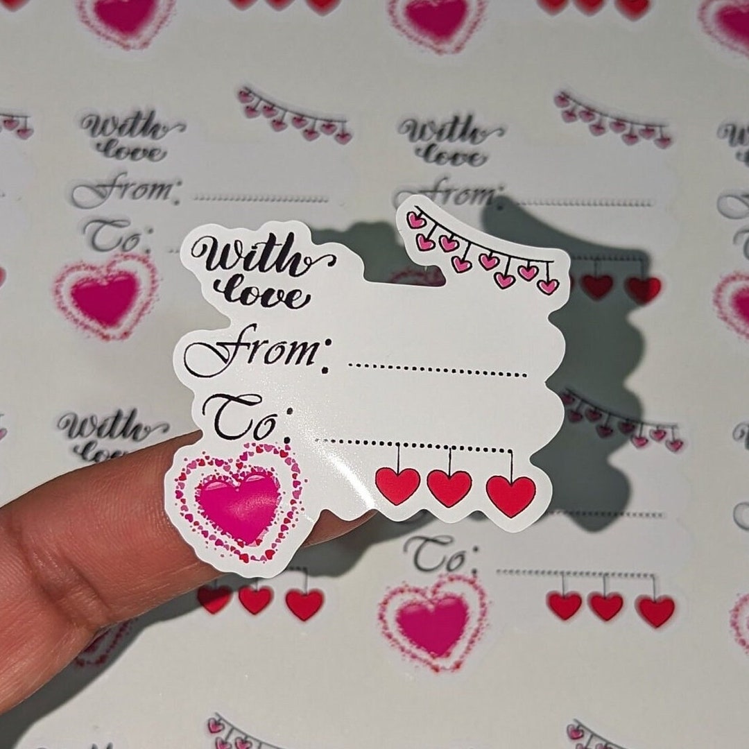 Valentine's Day Stickers, San Valentin Sticker, Love Cute Labels Gift ...