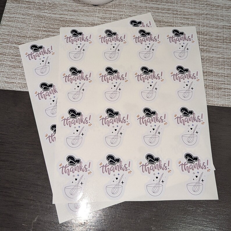 Thanks Stickers Bakery, Labels Thank You, Cute Labels Gift, Kids ...