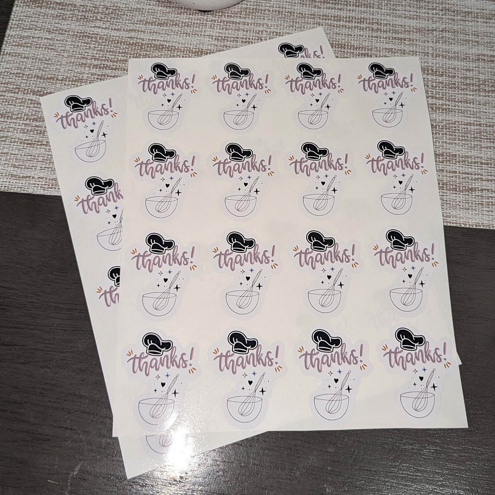 Thanks Stickers Bakery, Labels Thank You, Cute Labels Gift, Kids ...