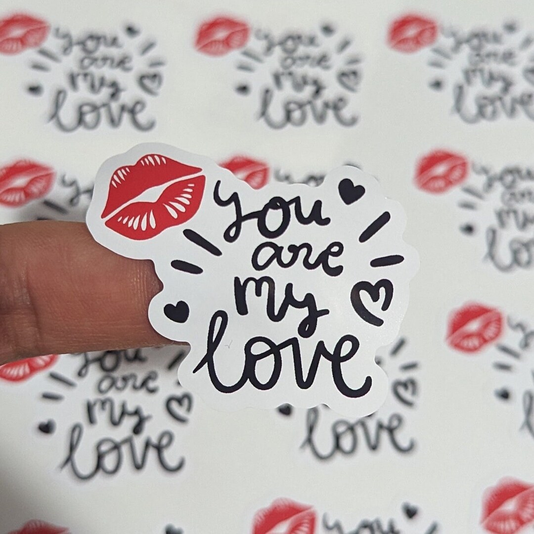 You Are My Love Valentine's Day Stickers, San Valentin Sticker, Love ...