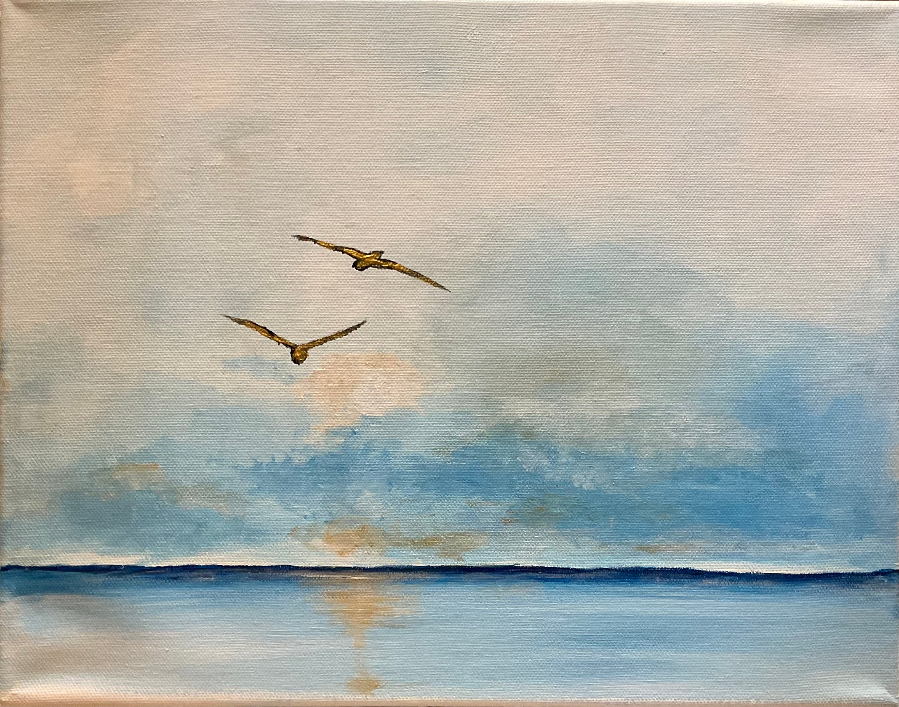 Beach Horizon Painting