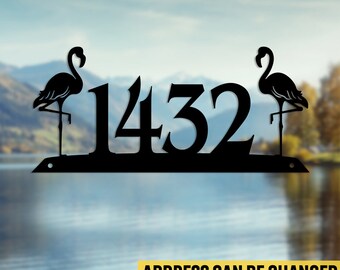 Metal Flamingo Sign - Etsy