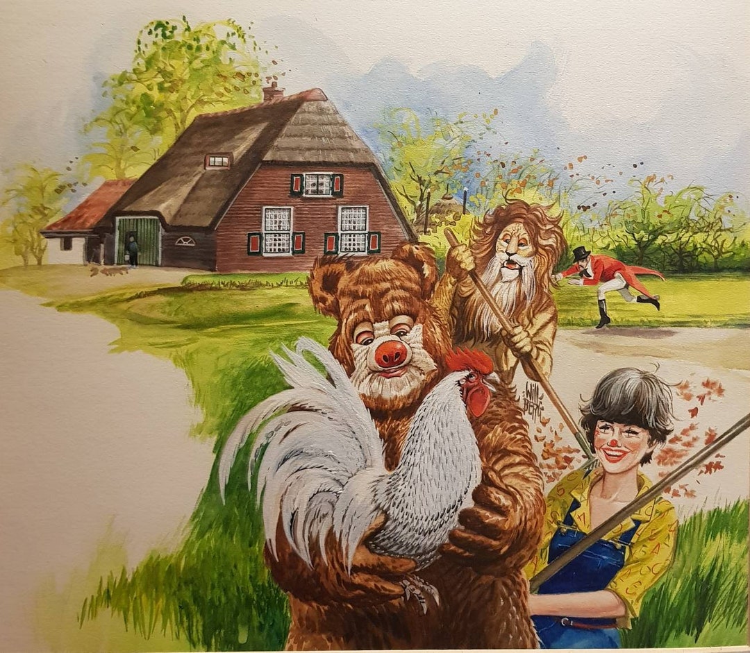 Will Berg Watercolour Oryginal Painting Very Rare - Etsy