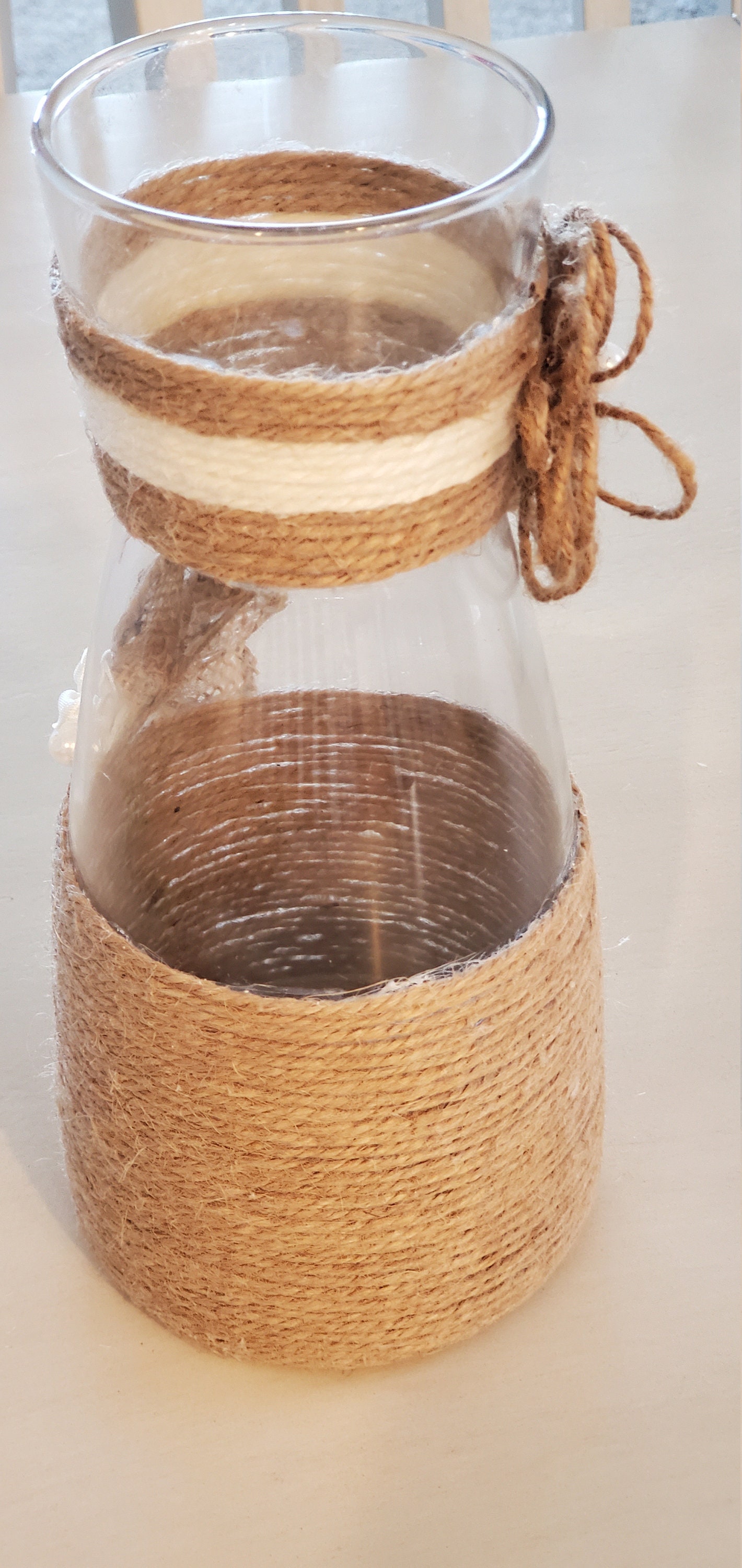 Handmade Jute Rope Vase - Etsy
