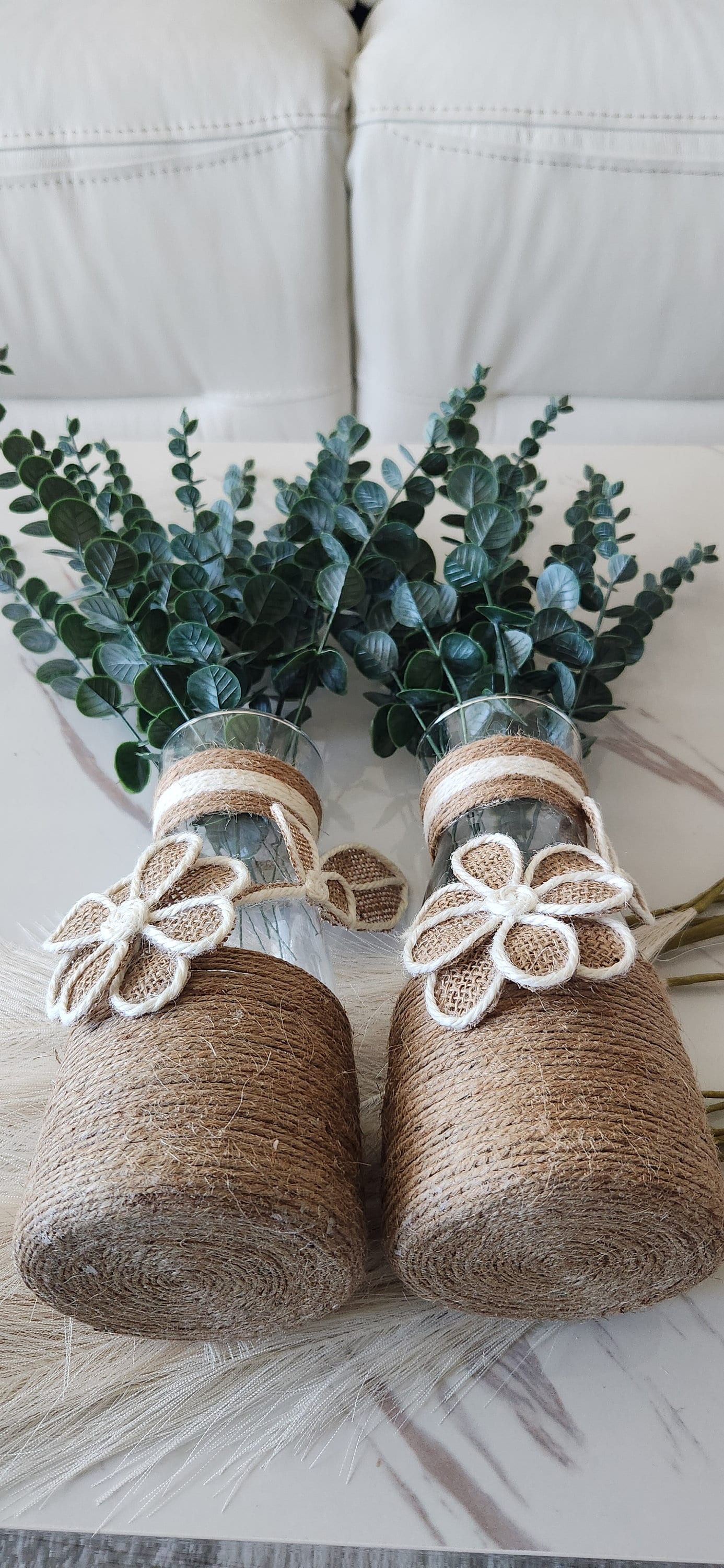Handmade Jute Rope Vase - Etsy